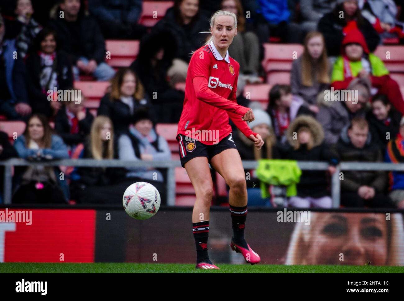 Leigh, UK. 26th Feb, 2023. Leigh, England, February 26th 2023: Millie ...