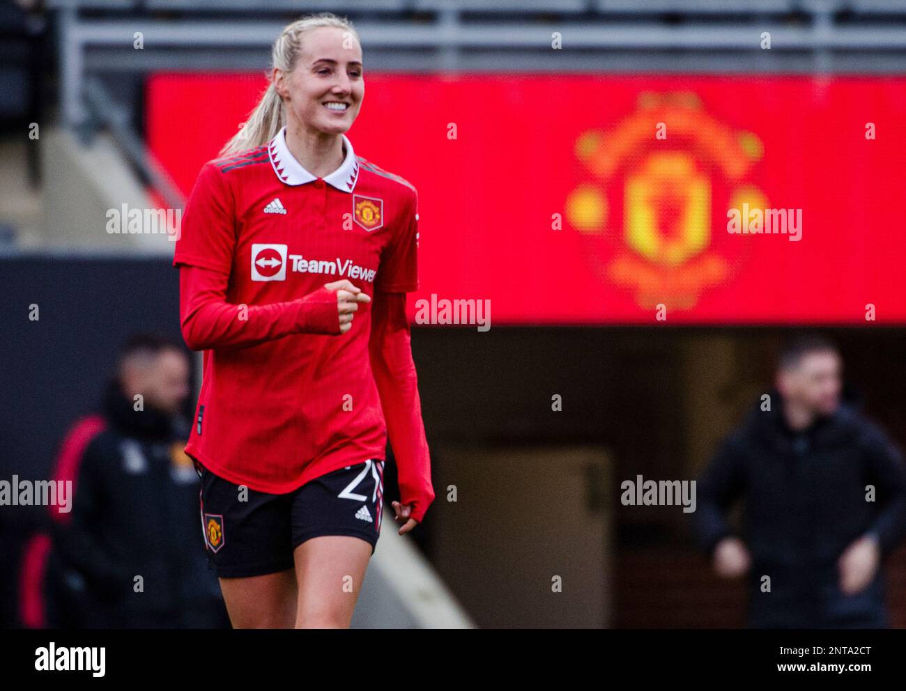 Leigh, UK. 26th Feb, 2023. Leigh, England, February 26th 2023: Millie ...