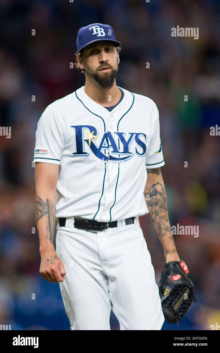ST. PETERSBURG, FL - JULY 02: Tampa Bay Rays pitcher Chaz Roe (52 ...
