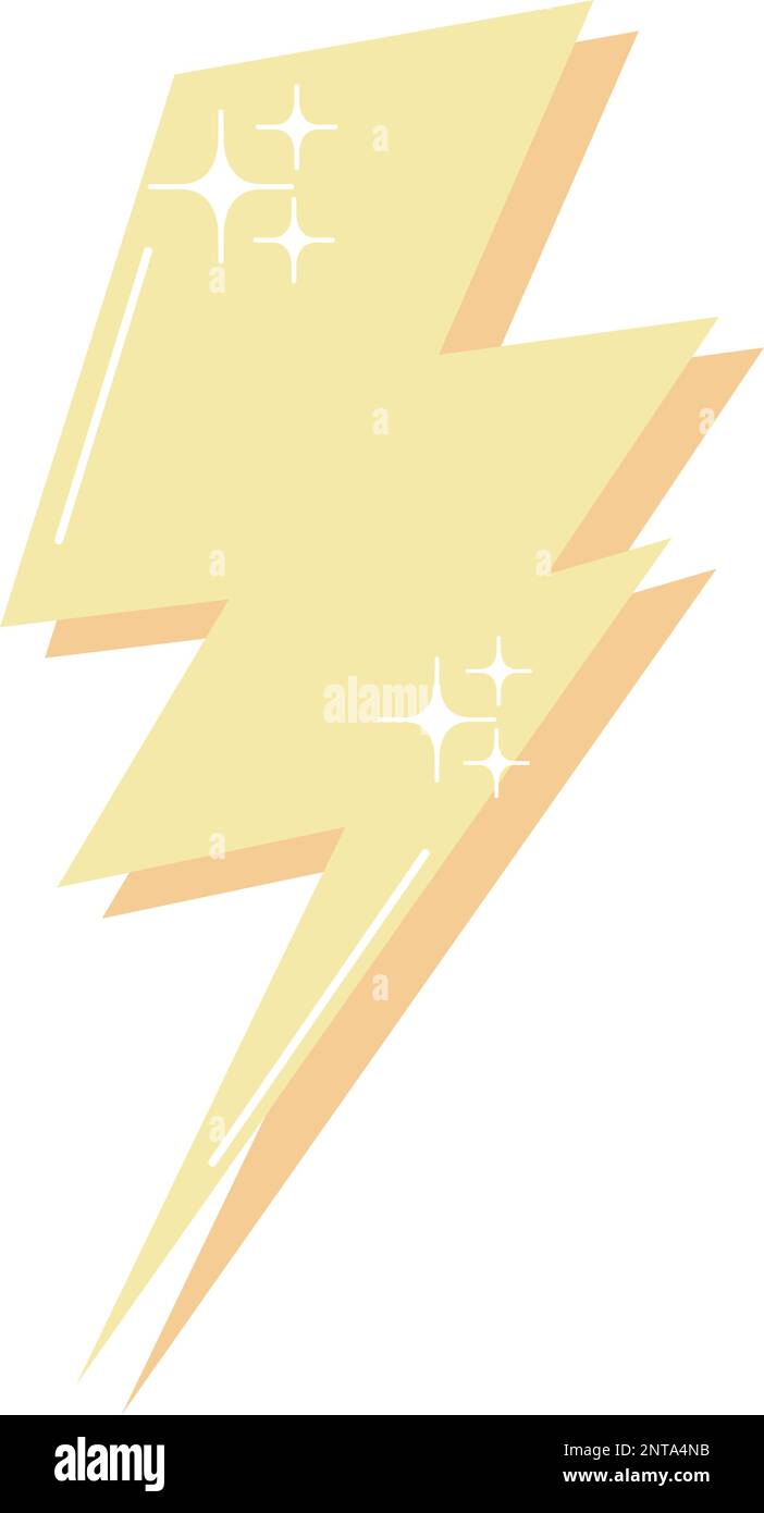 lightning retro and nostalgic Stock Vector Image & Art - Alamy