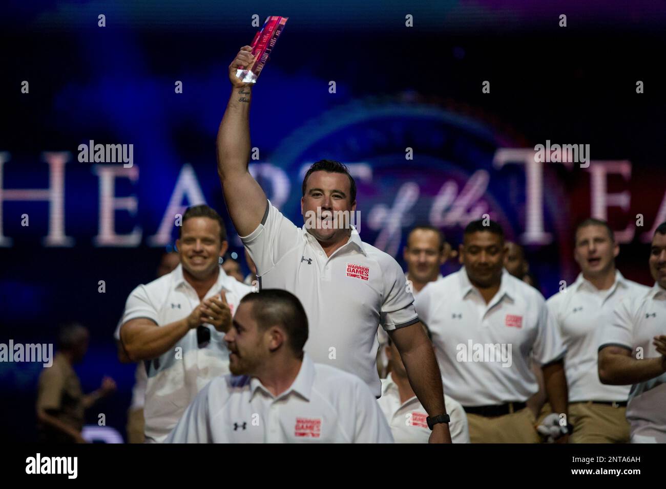 TAMPA, FL - JUNE 30: Gunnery Sgt. Raymond Archer wins the Heart of the ...