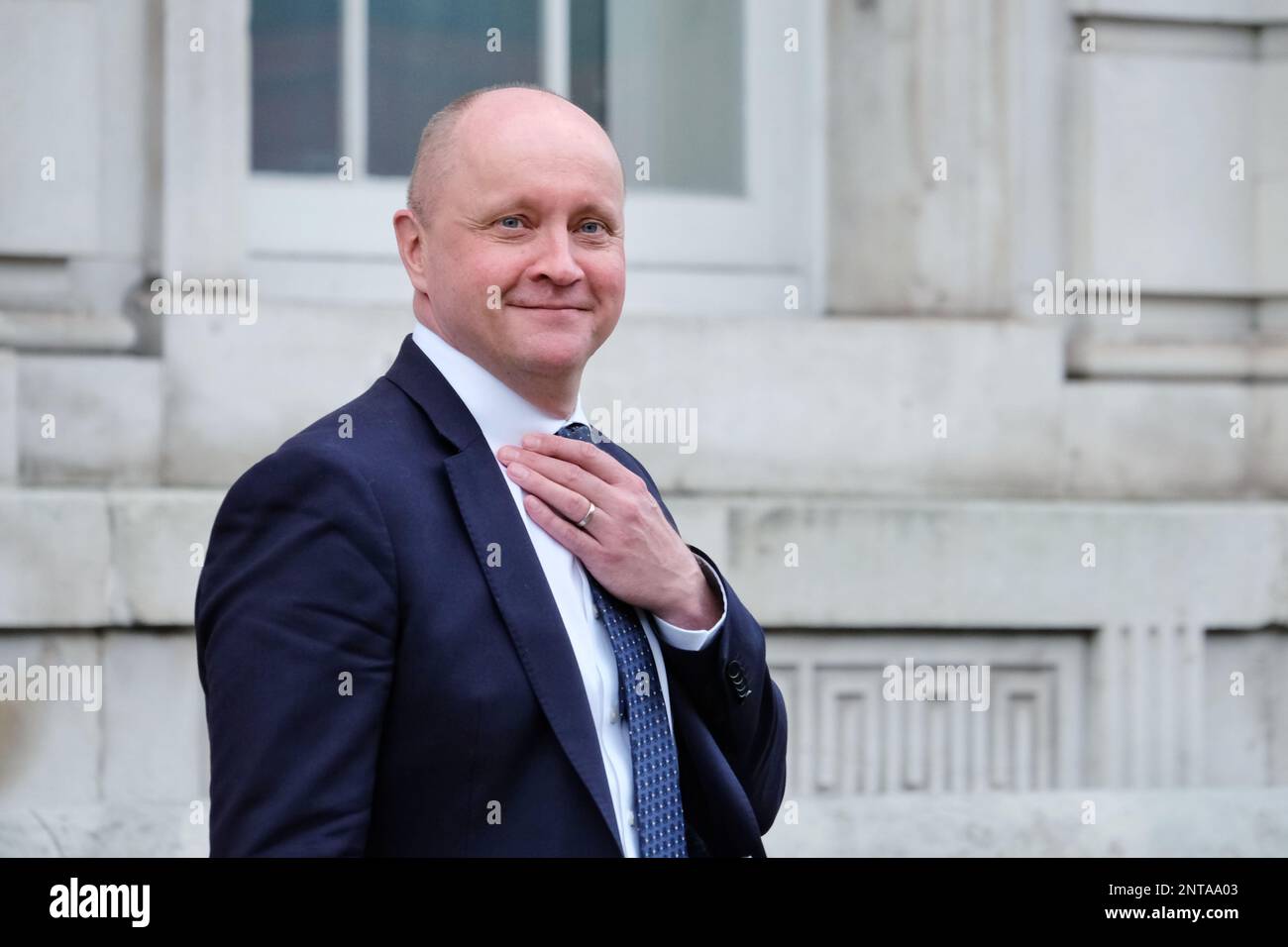 London, UK. Jukka Siukosaari, the Ambassor of Finland to the United ...