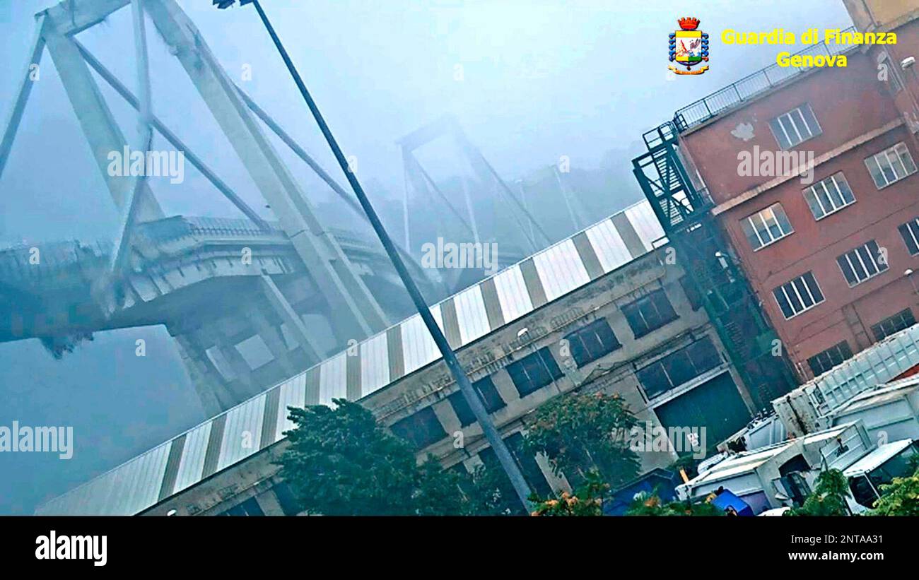 This frame released Monday, July 1, 2019 by Italian Finance Police from ...