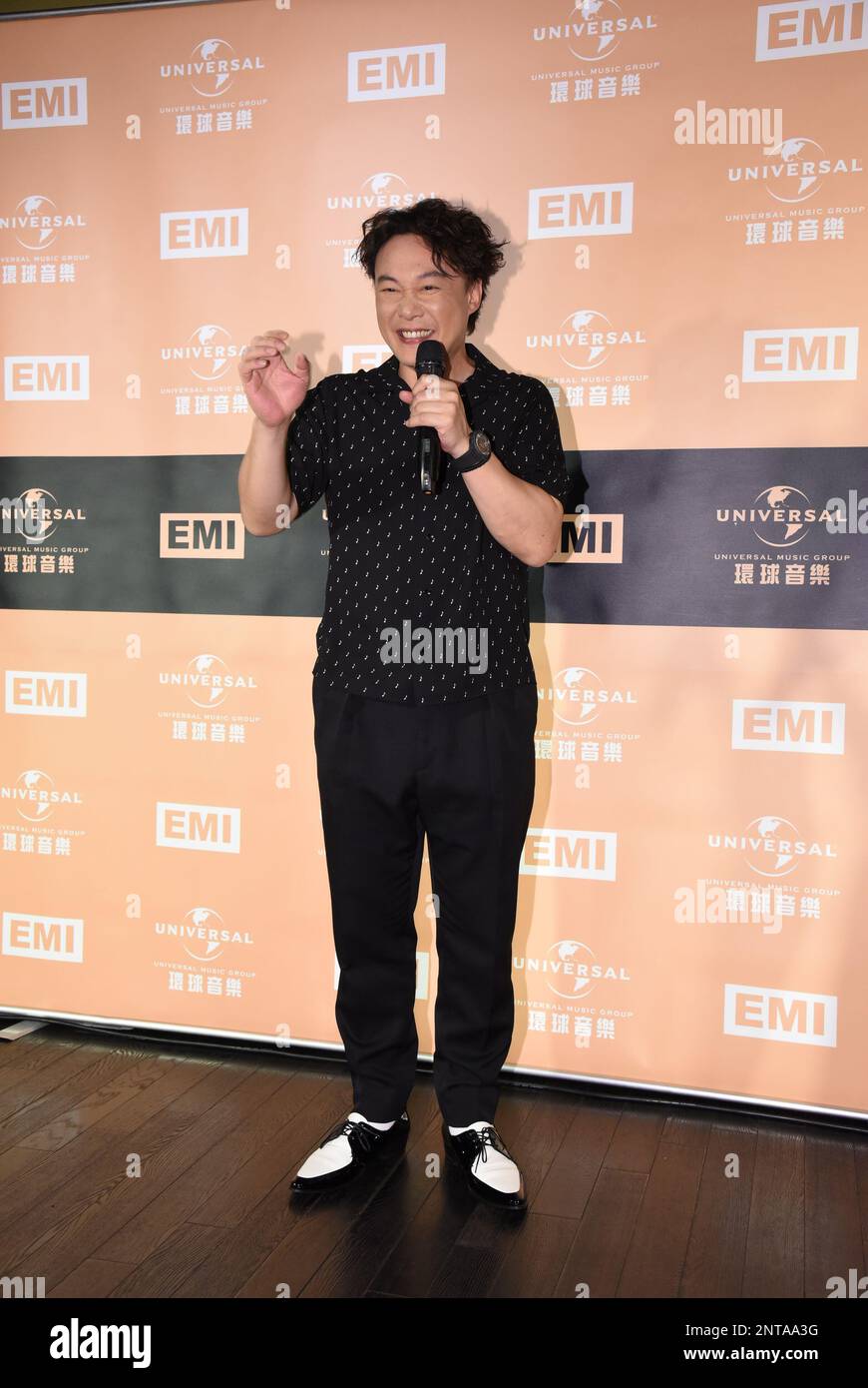 Eason Chan,Eve Ai and Lulu attended EMI celebration party in Taipei ...