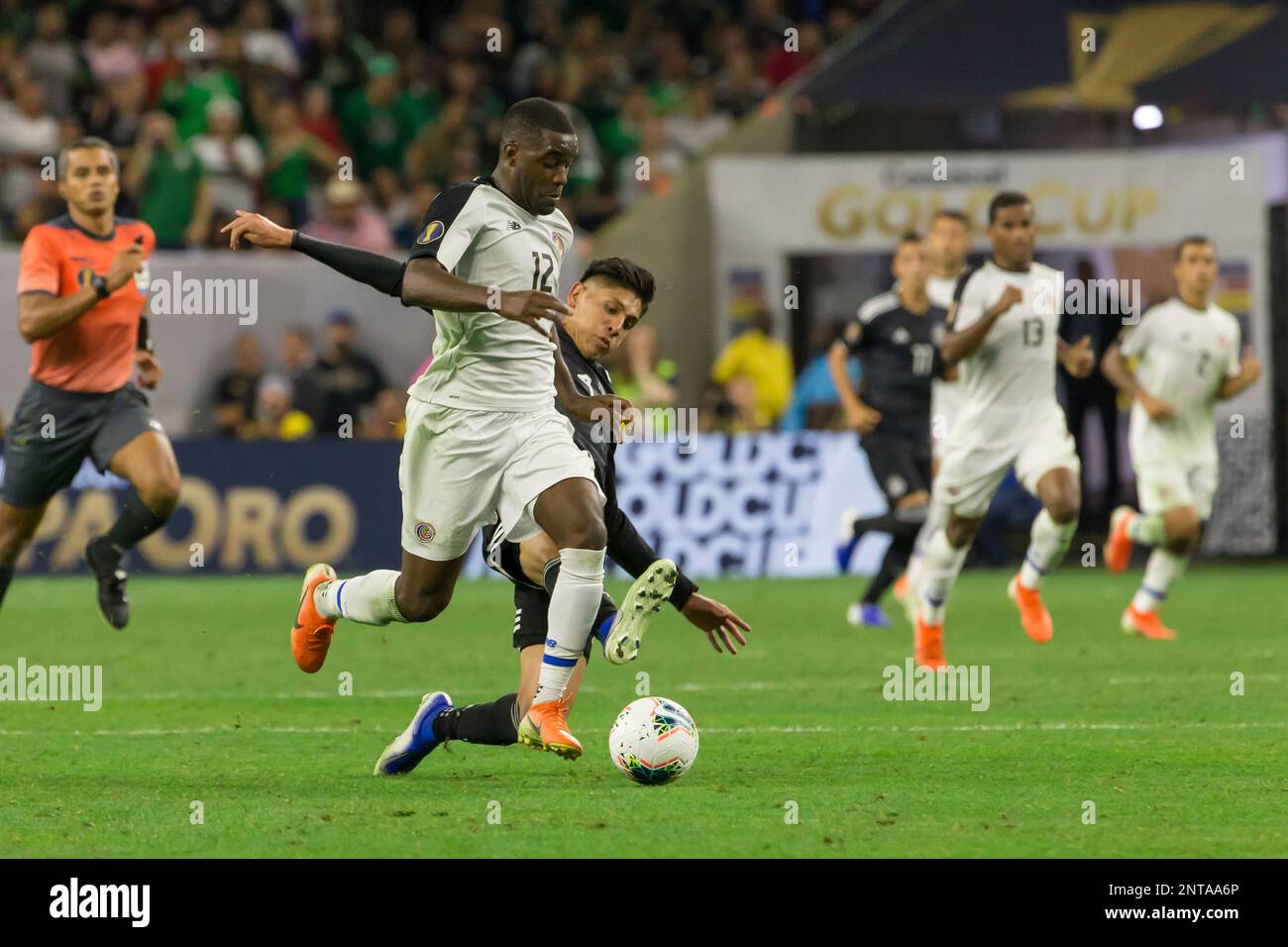 HOUSTON, TX - JUNE 29: Joel Campbell (12) of Costa Rica runns past a ...