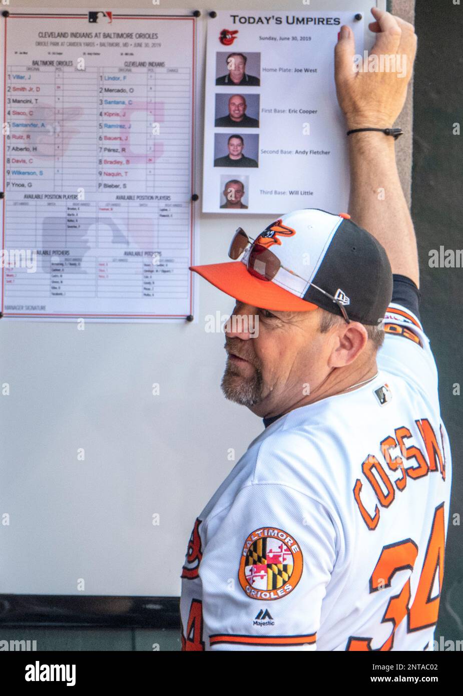 BALTIMORE, MD - JUNE 30: Baltimore Orioles major league field ...