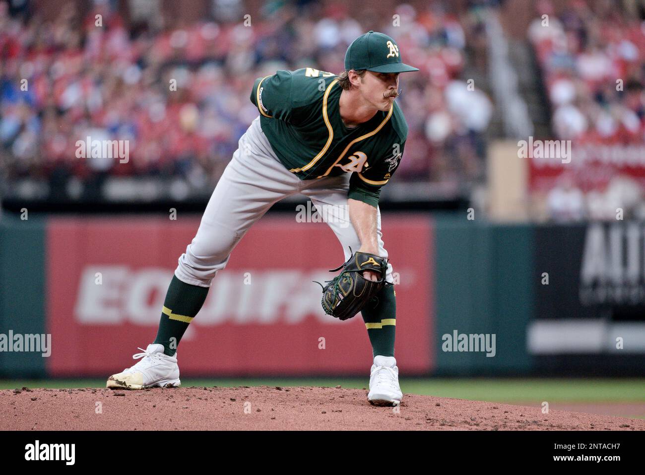 ST. LOUIS, MO - JUNE 26: Oakland Athletics Pitcher Daniel Mengden (33 ...