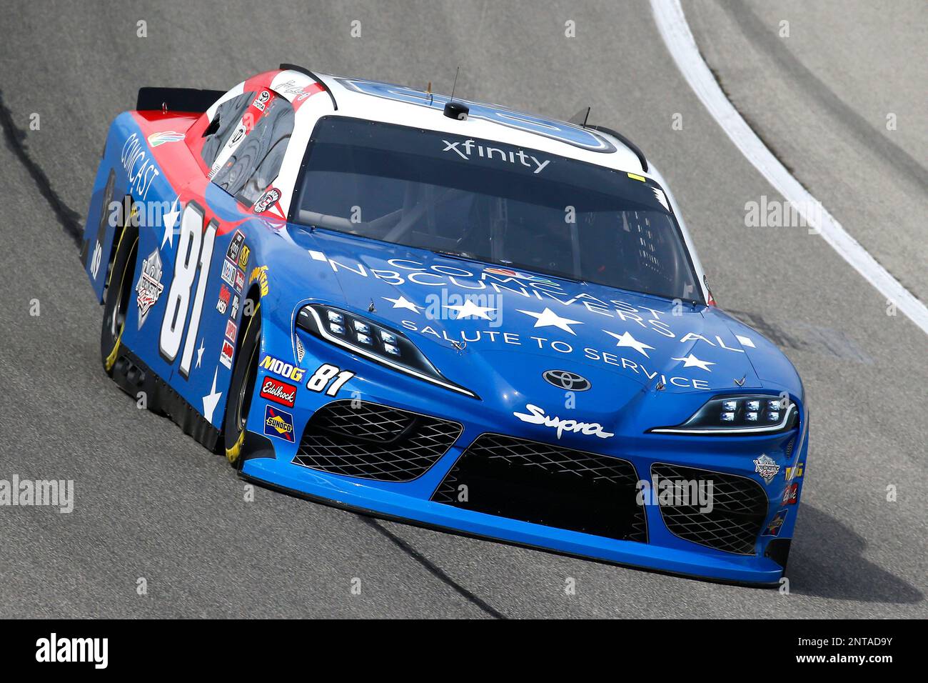 #81: Jeffrey Earnhardt, XCI Racing, Toyota Supra Comcast NBCUniversal ...