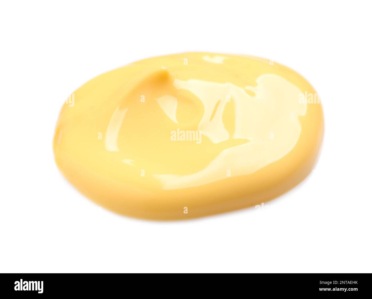 Drop of delicious melted cheese isolated on white Stock Photo - Alamy