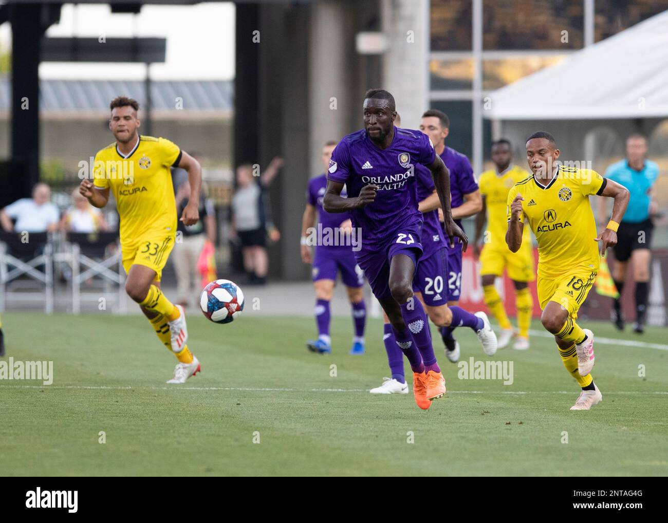 COLUMBUS, OH - JUNE 29: Orlando City SC defender Kamal Miller #27 ...