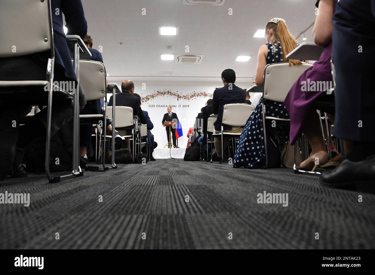 Russian President Vladimir Putin attends his press conference on the ...