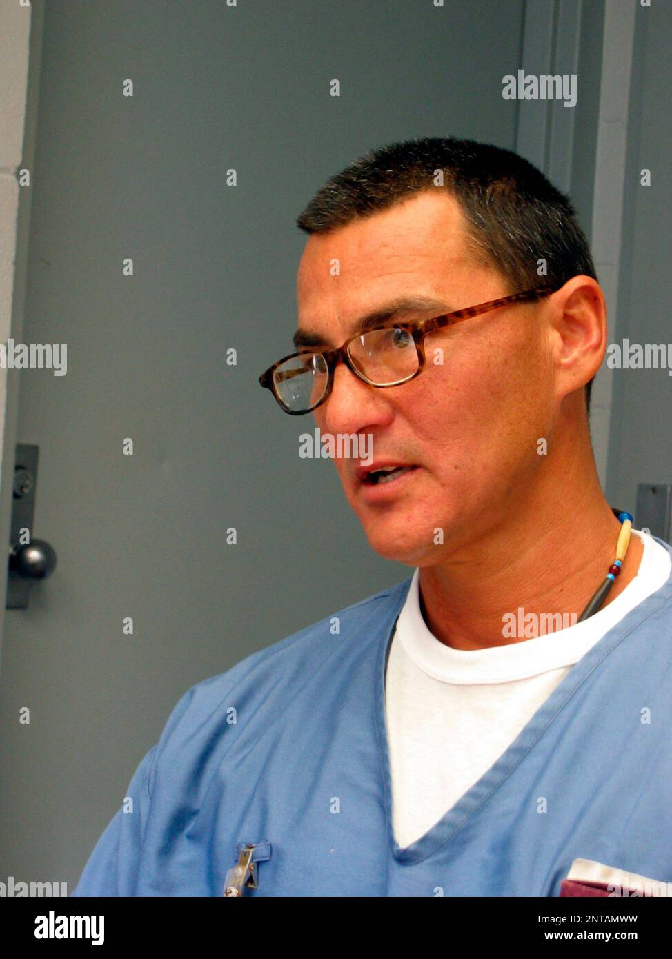 In this undated image, Frank Gable speaks at the Okaloosa Correctional ...