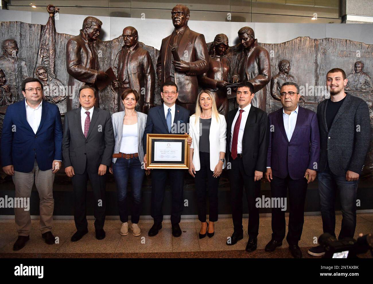 Ekrem Imamoglu, the candidate of Turkey's main opposition Republican ...