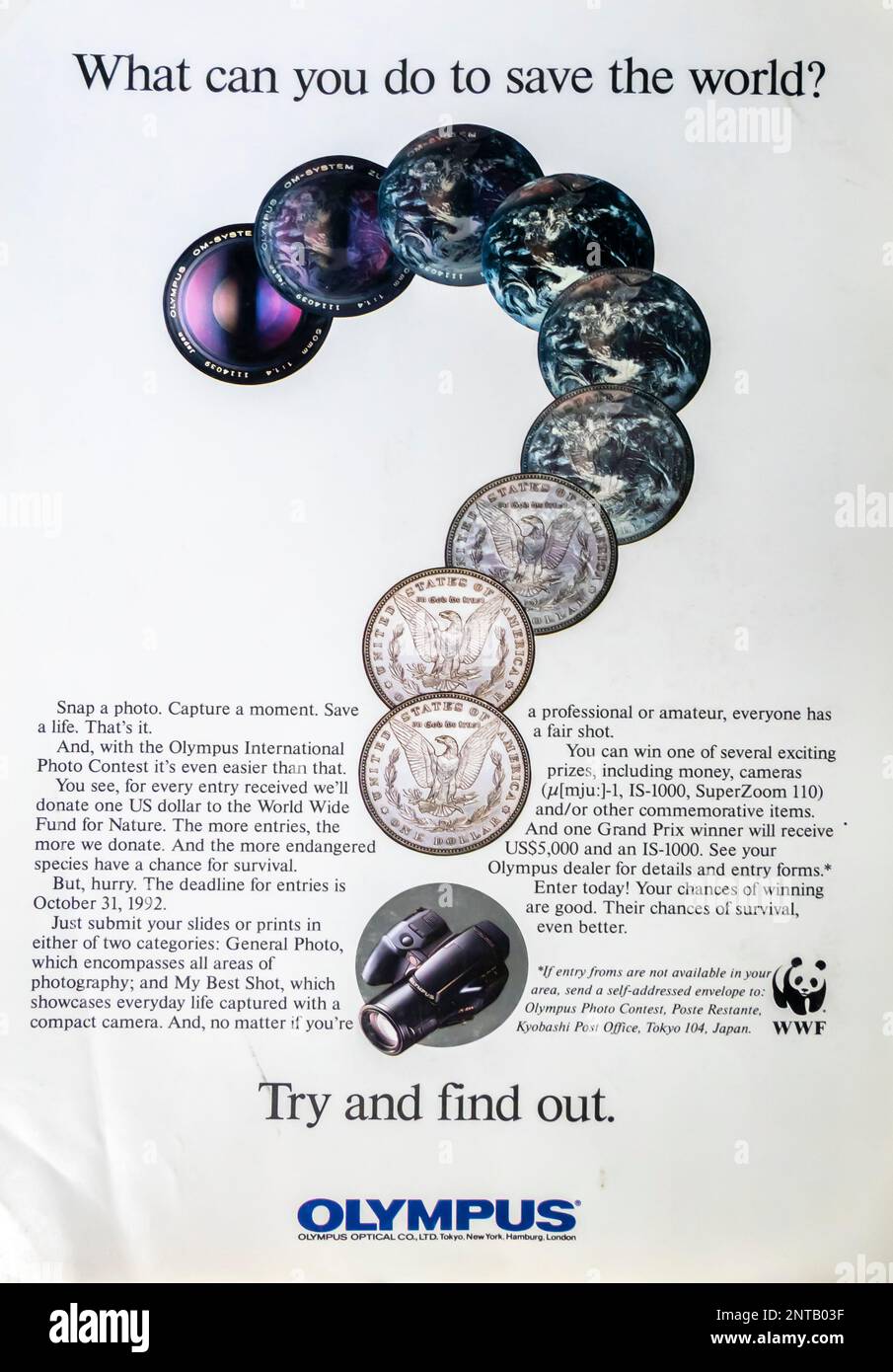 Olympus advert hi-res stock photography and images - Alamy