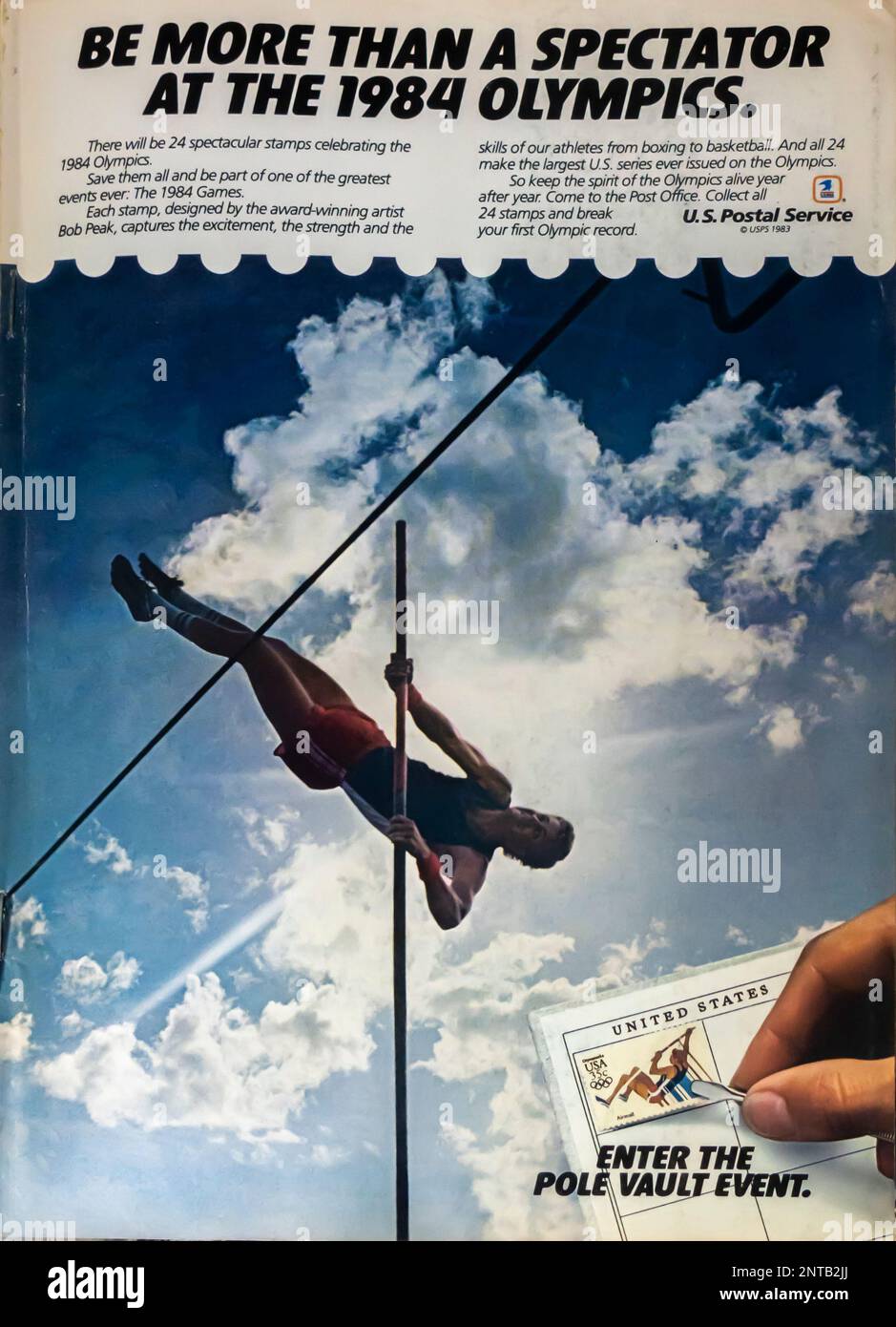 US Postal service advert in a NatGeo magazine, November 1983. U.S. U.S ...