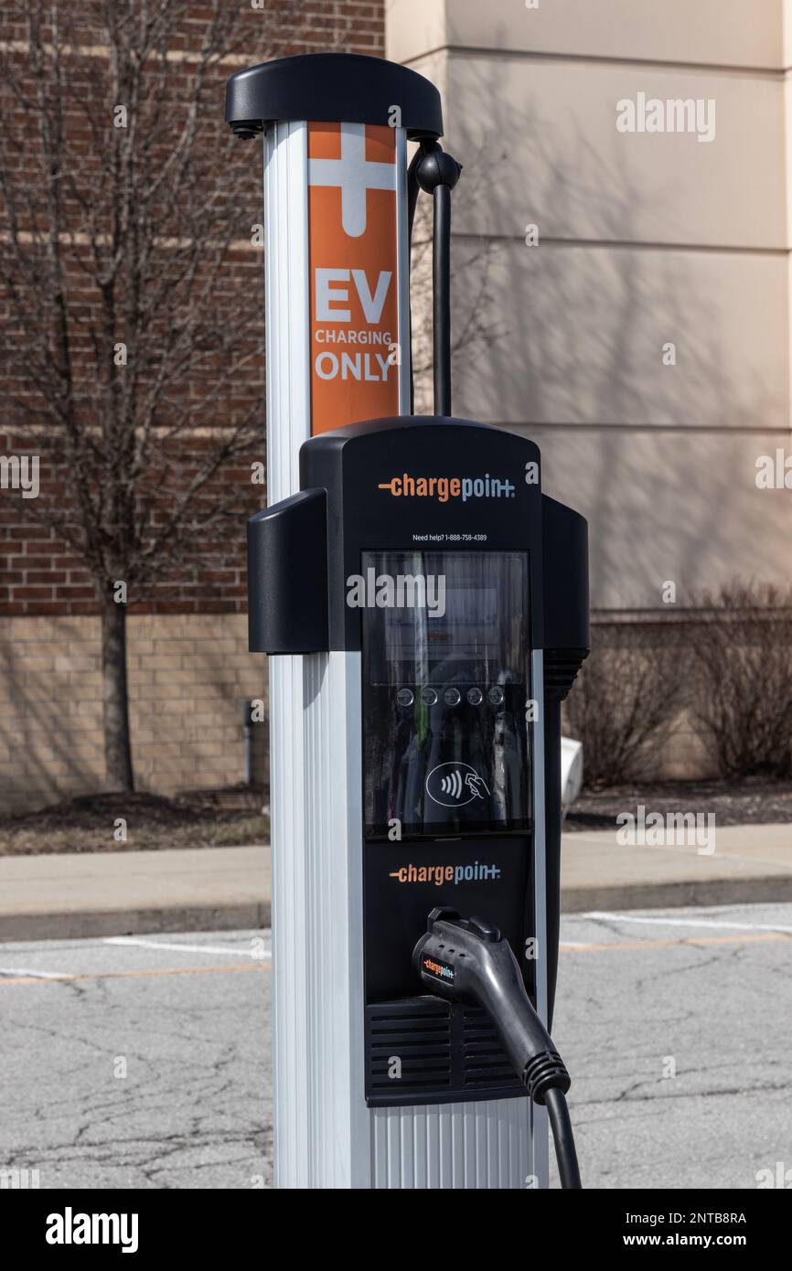 Noblesville - Circa February 2023: ChargePoint EV Charging Station ...