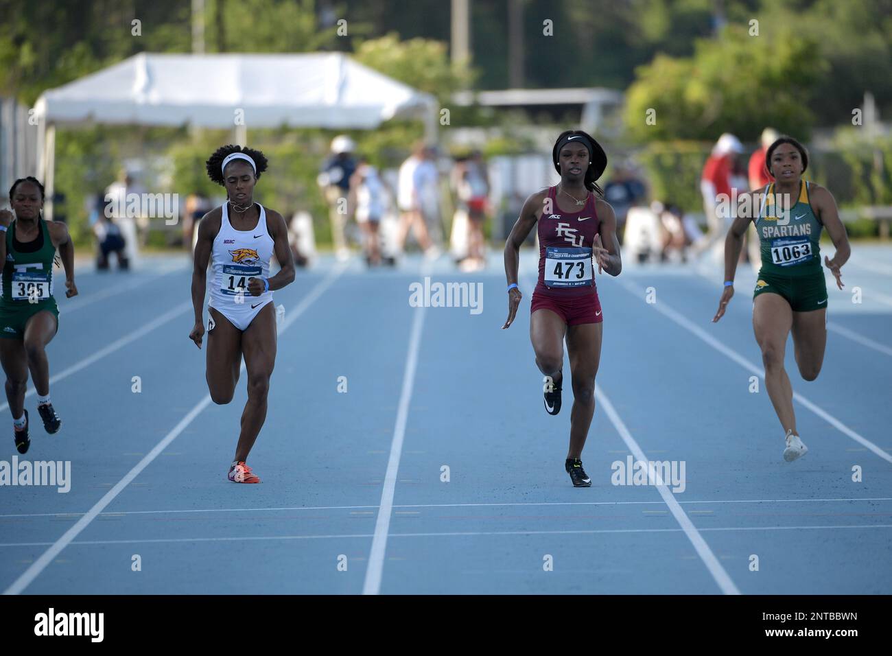 Eastern Michigan's Jessica Harris (395), Bethune-Cookman's Sade ...