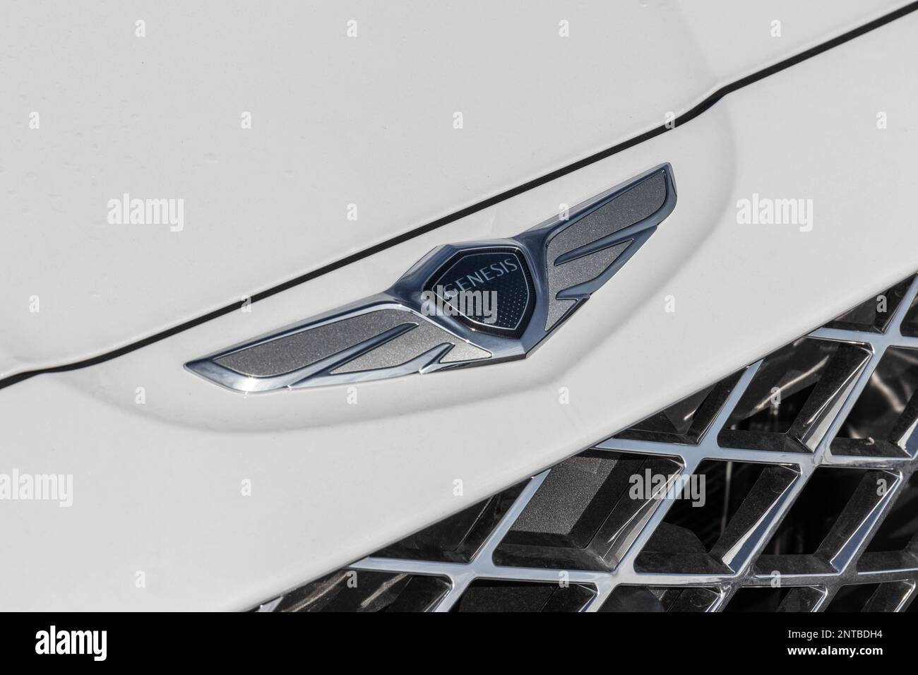 Noblesville - Circa February 2023: Genesis Hyundai GV80 Luxury SUV ...