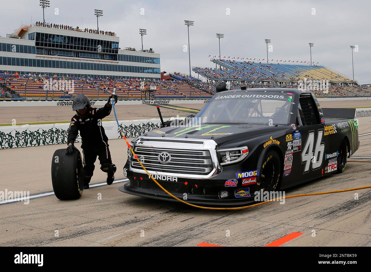 #46: Riley Herbst, Kyle Busch Motorsports, Toyota Tundra Monster Energy ...