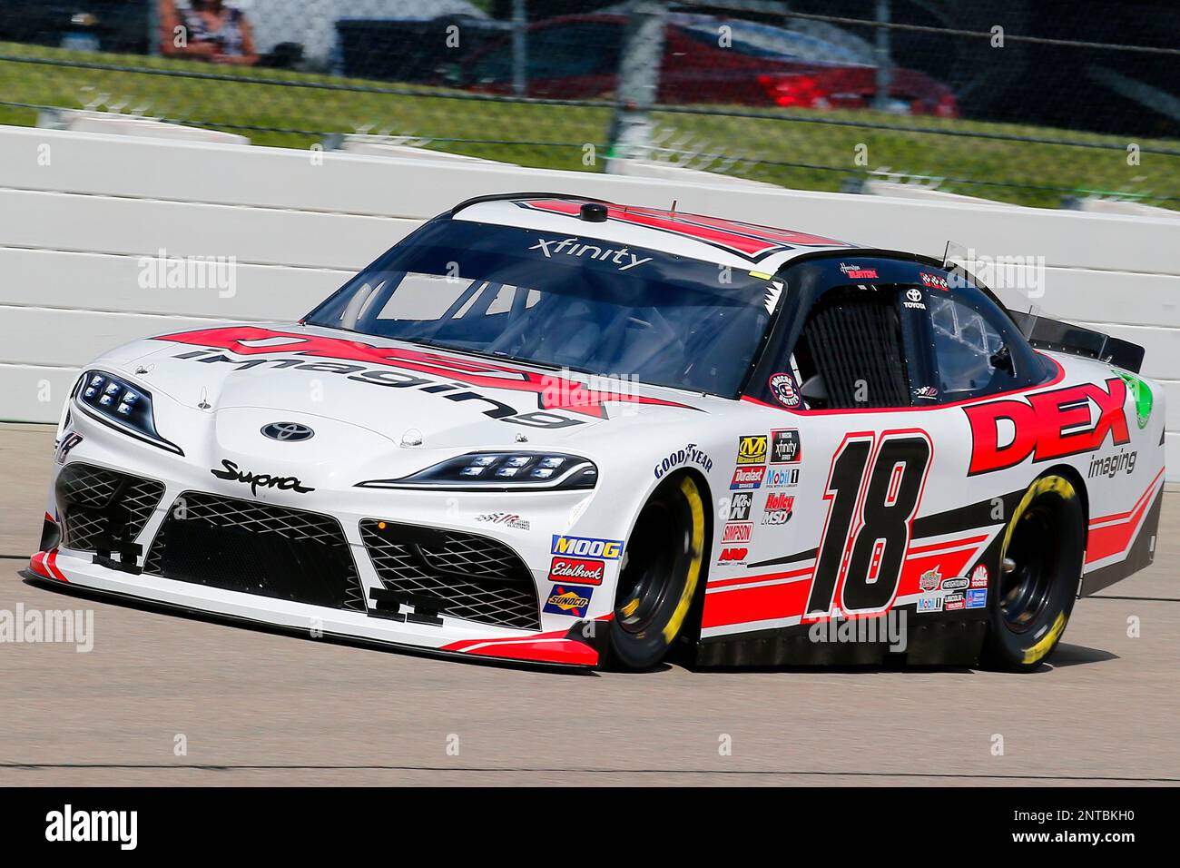 #18: Harrison Burton, Joe Gibbs Racing, Toyota Supra Dex Imaging during ...