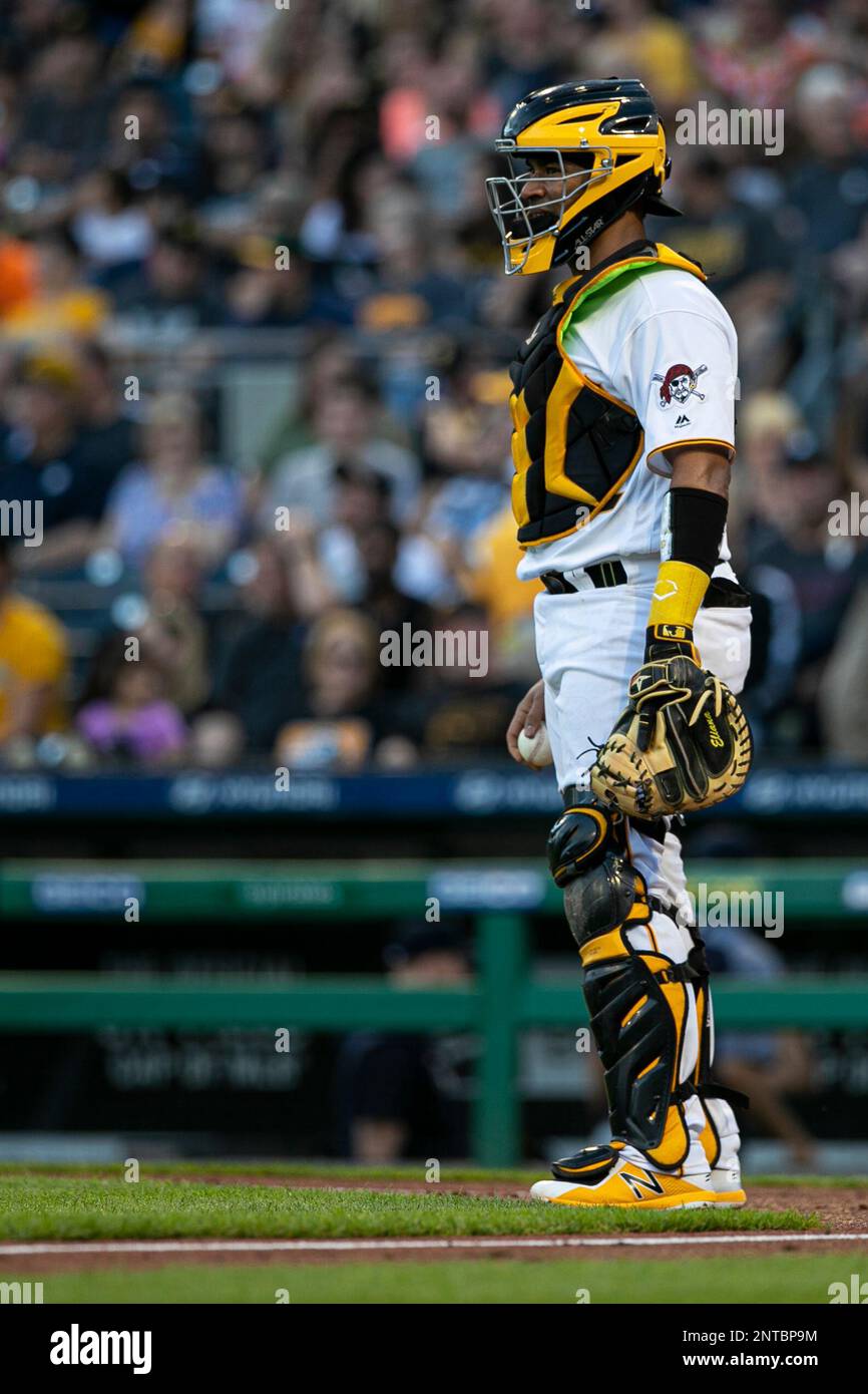 PITTSBURGH, PA - JUNE 18: Pittsburgh Pirates Catcher Elias Diaz (32 ...