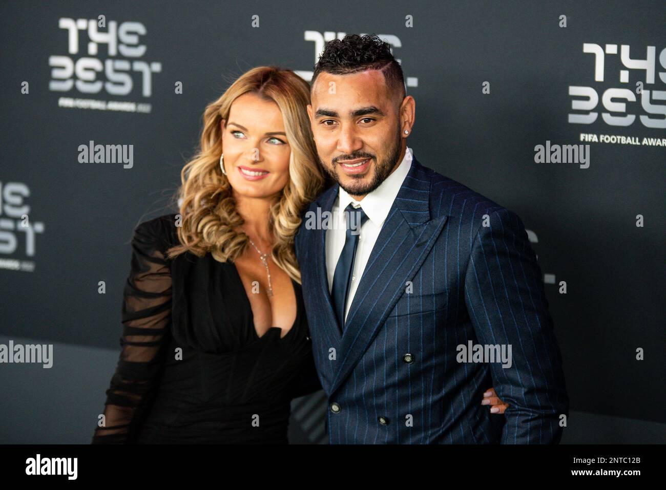 Dimitri Payet and wife Ludivine during The Best FIFA Football Awards ...