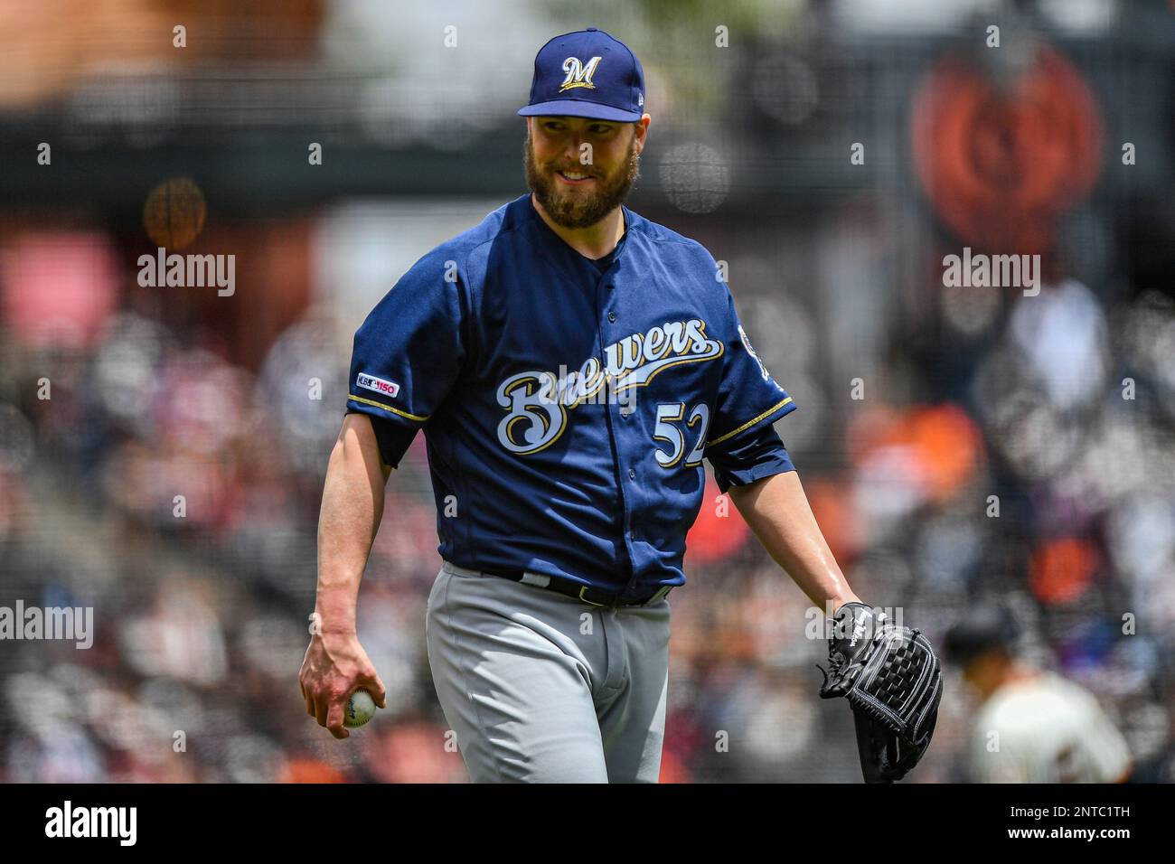 June 15, 2019: Milwaukee Brewers starting pitcher Jimmy Nelson (52 ...