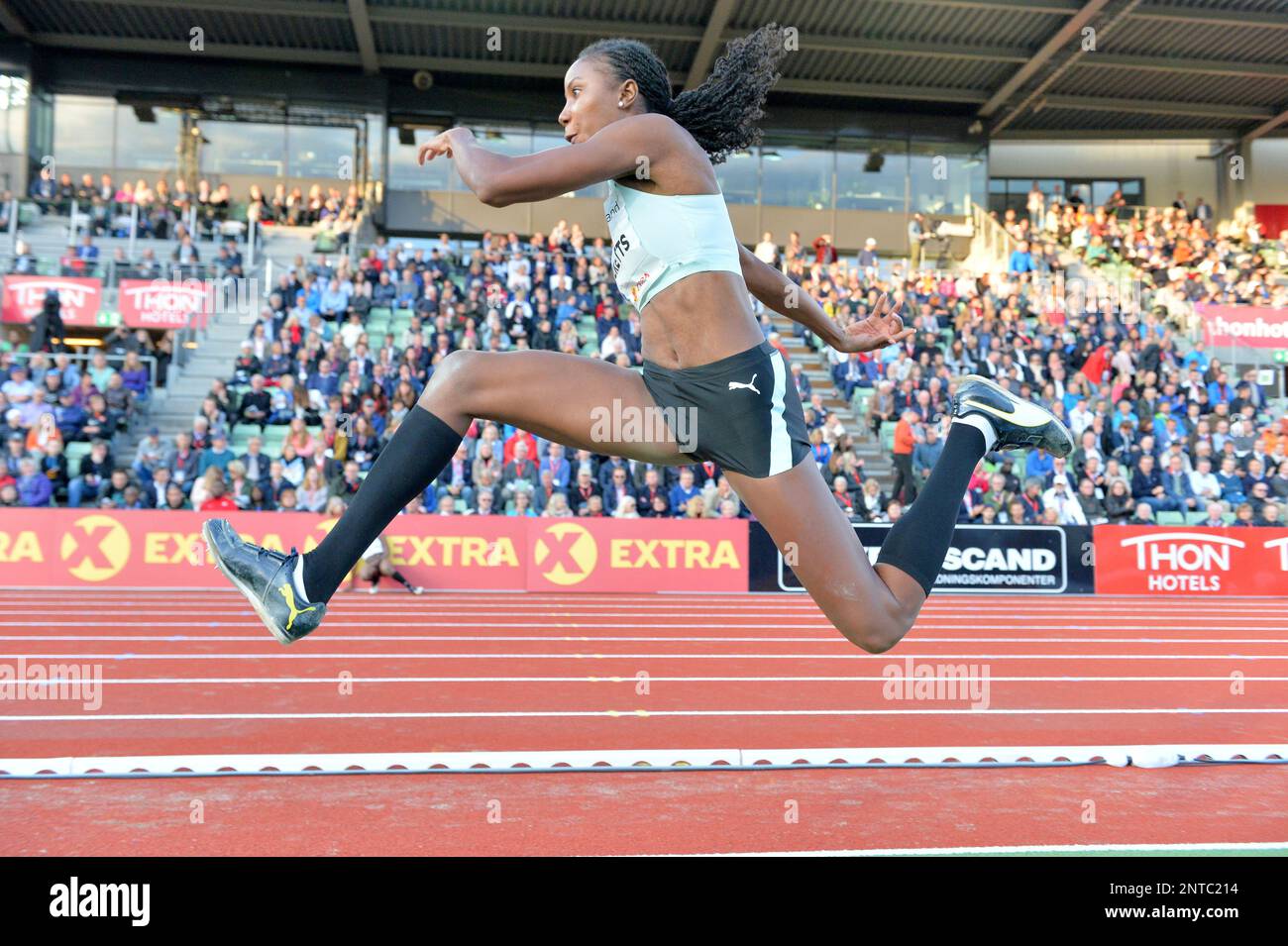 Shanieka Ricketts (JAM) places third in the women's triple jump at 47 ...