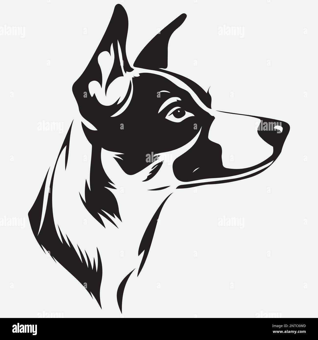 Dog head icon vector illustration Stock Vector Image & Art - Alamy