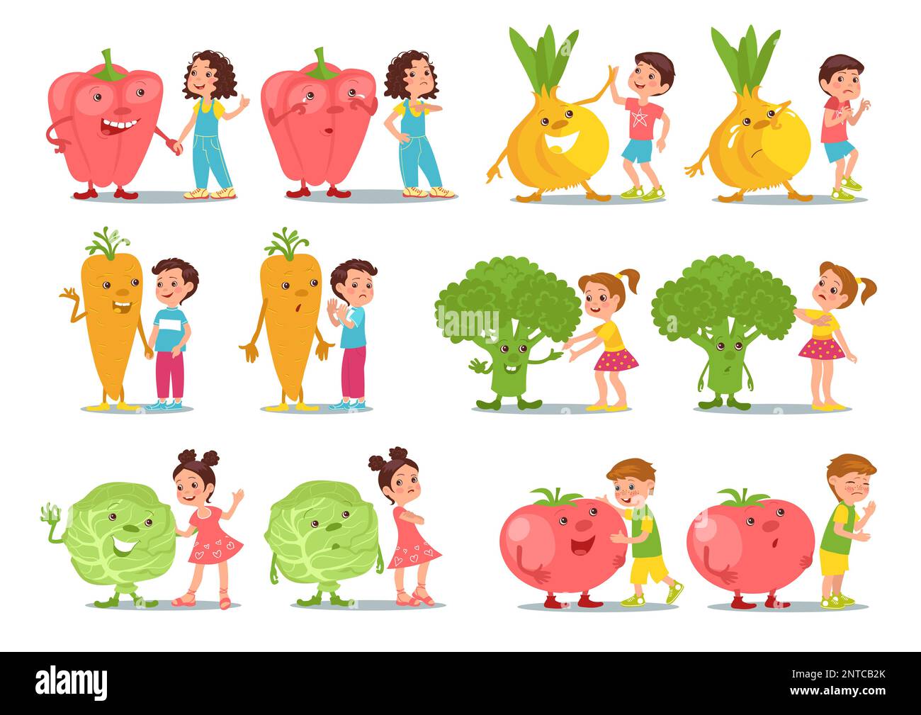 Kid sad vegetables hi-res stock photography and images - Alamy