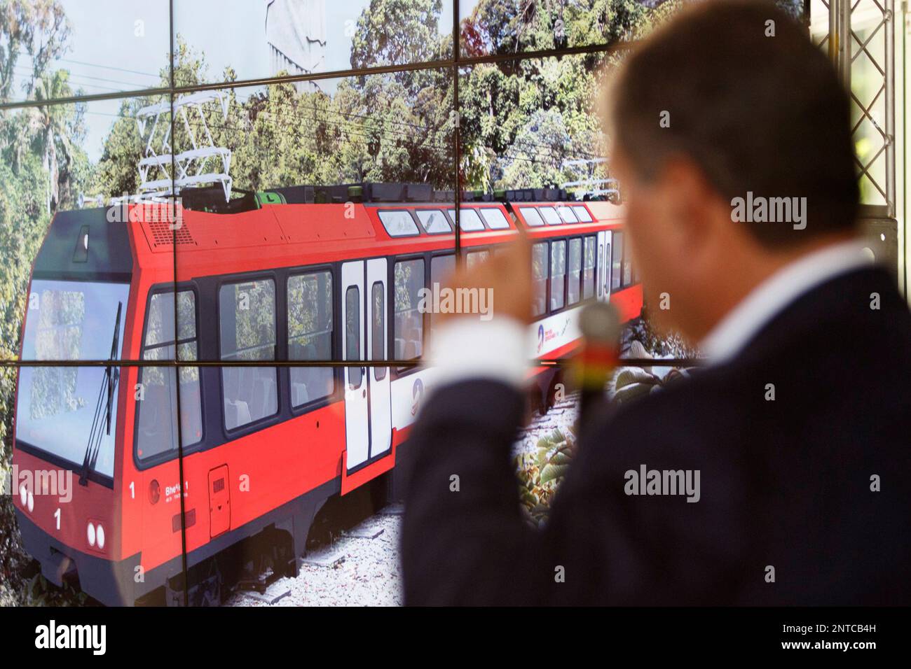 RJ - Rio de Janeiro - 06/12/2019 - Introduces the new Corcovado trains ...