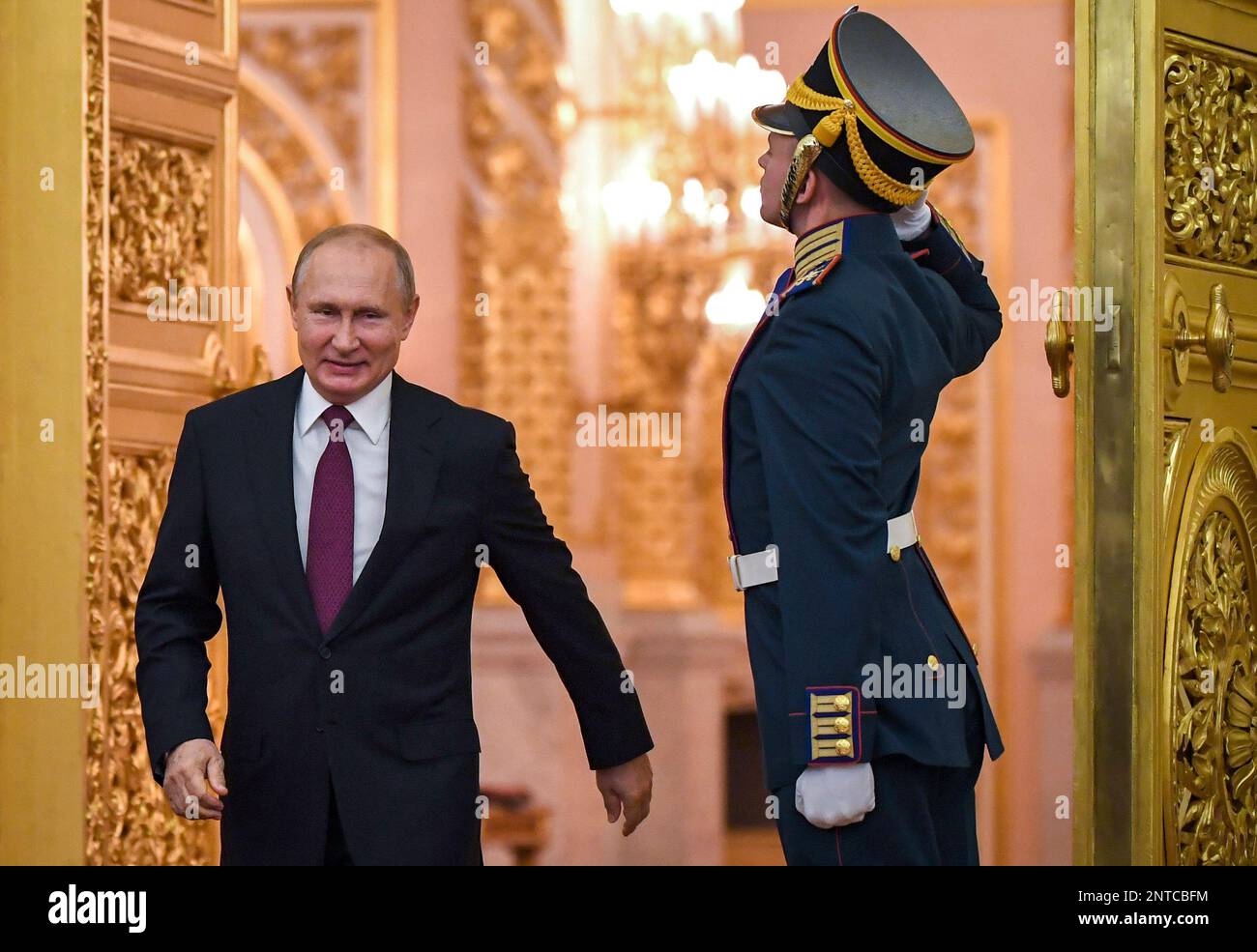 Russian President Vladimir Putin arrives to celebrate Russia Day at the ...