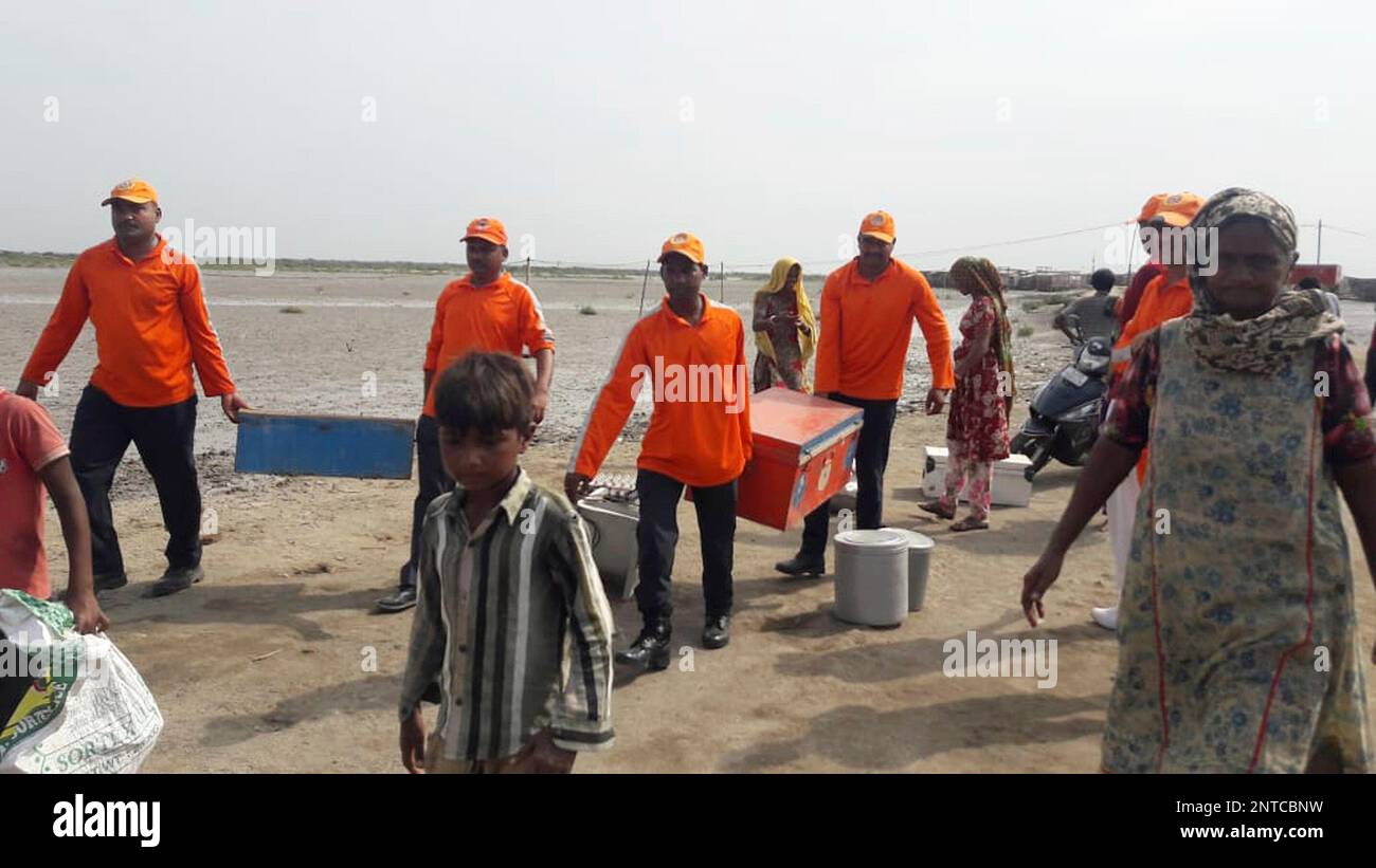 In this photo released by the National Disaster Response Force (NDRF ...