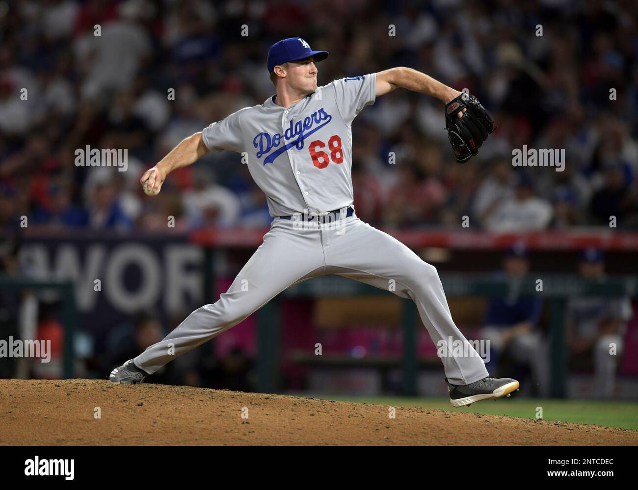 ANAHEIM, CA - JUNE 10: Los Angeles Dodgers pitcher Ross Stripling (68 ...