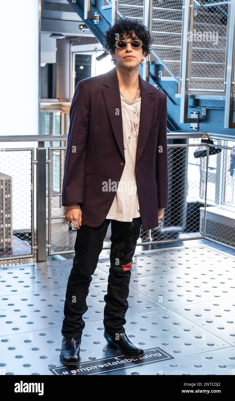 Sebastian Chacon attends as the cast of Daisy Jones & The Six visits ...