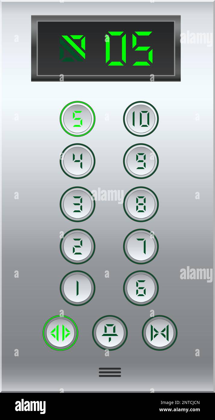 Elevator Button Panel Texture