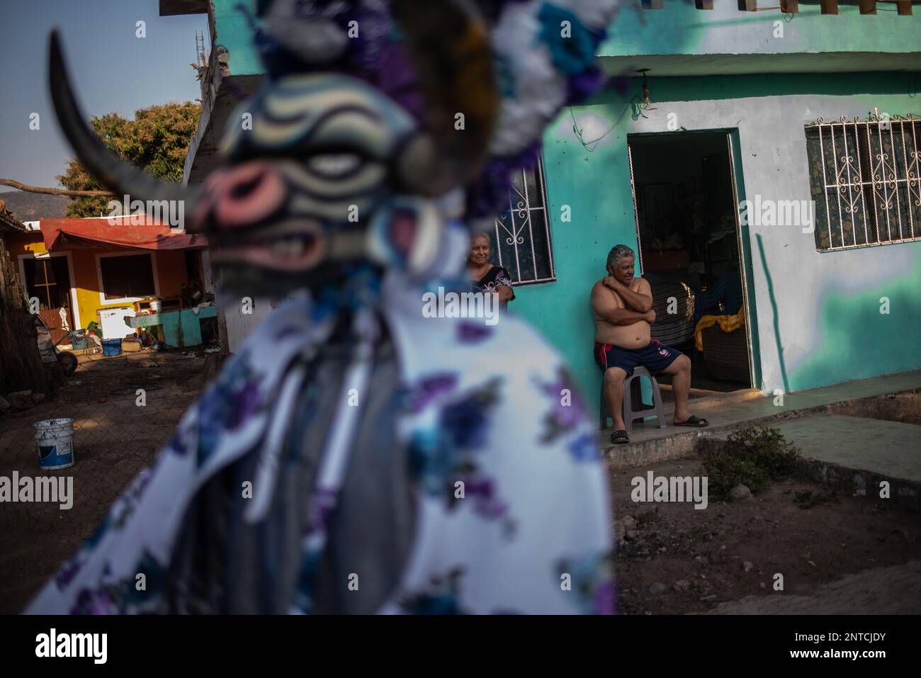 February 27, 2023: Residents of the town of Almolonga, Veracruz ...