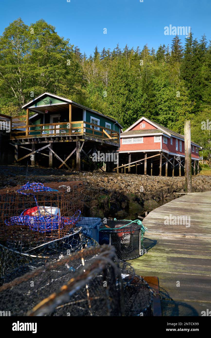 Telegraph Cove Historic Buildings from the Docks. The Telegraph Cove ...