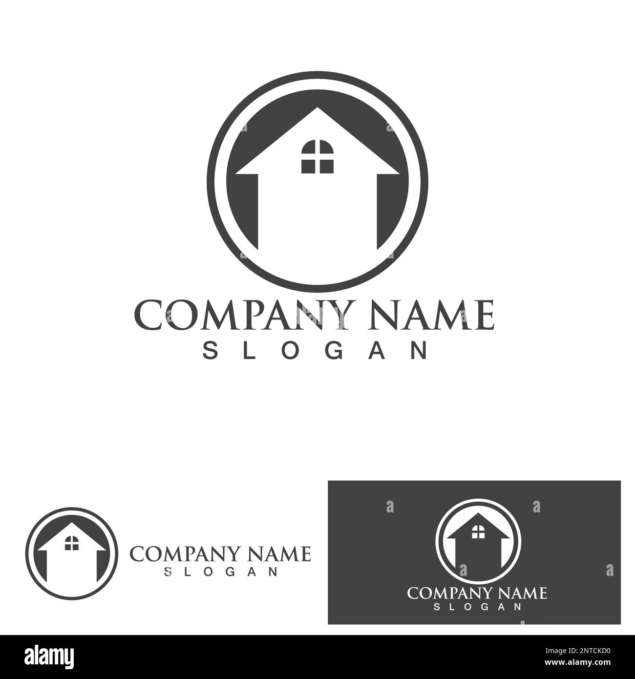 home buildings logo and symbols icons template Stock Vector Image & Art ...