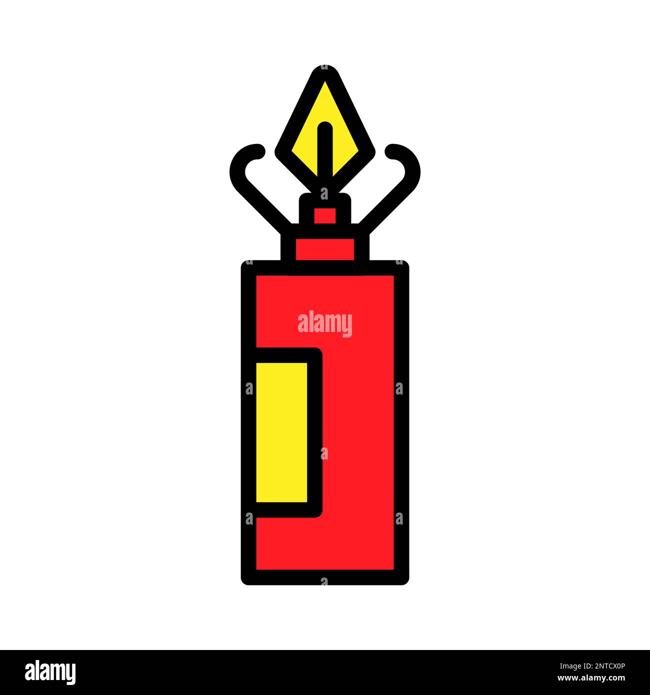 Gas baloon line icon isolated on white background. Black flat thin icon ...