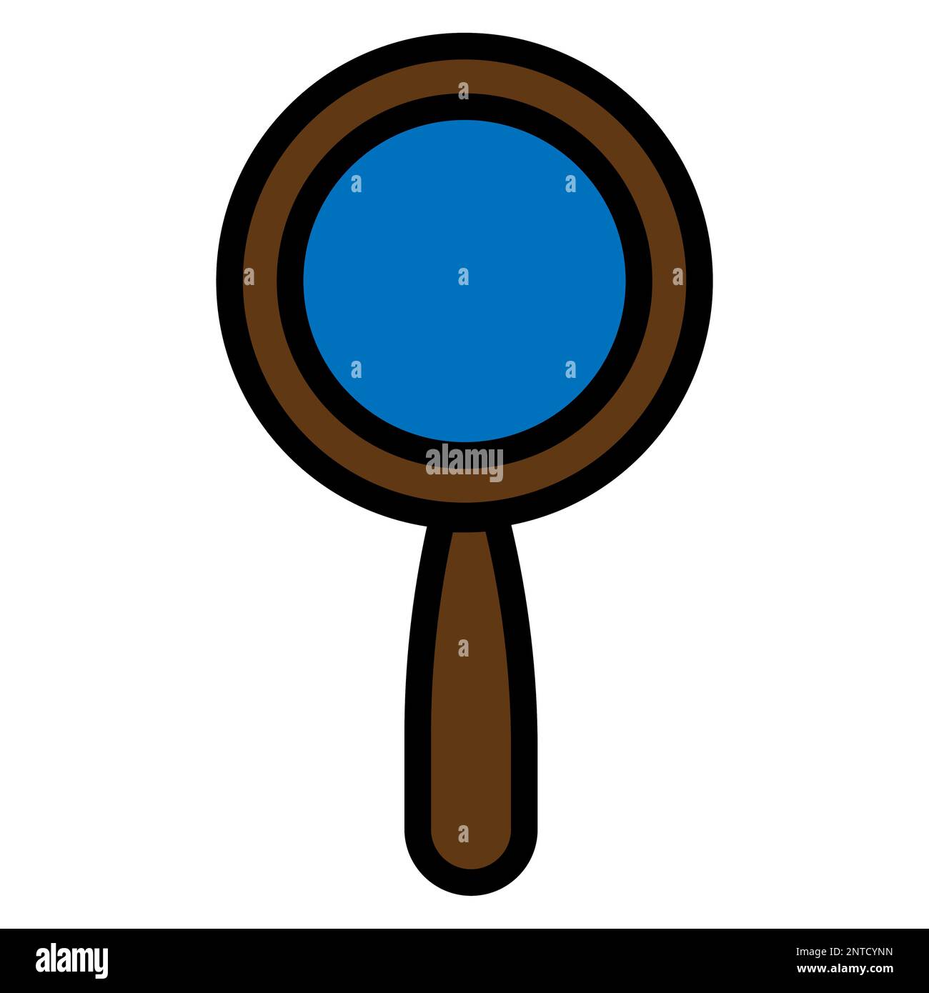 Forensic search line icon isolated on white background. Black flat thin ...