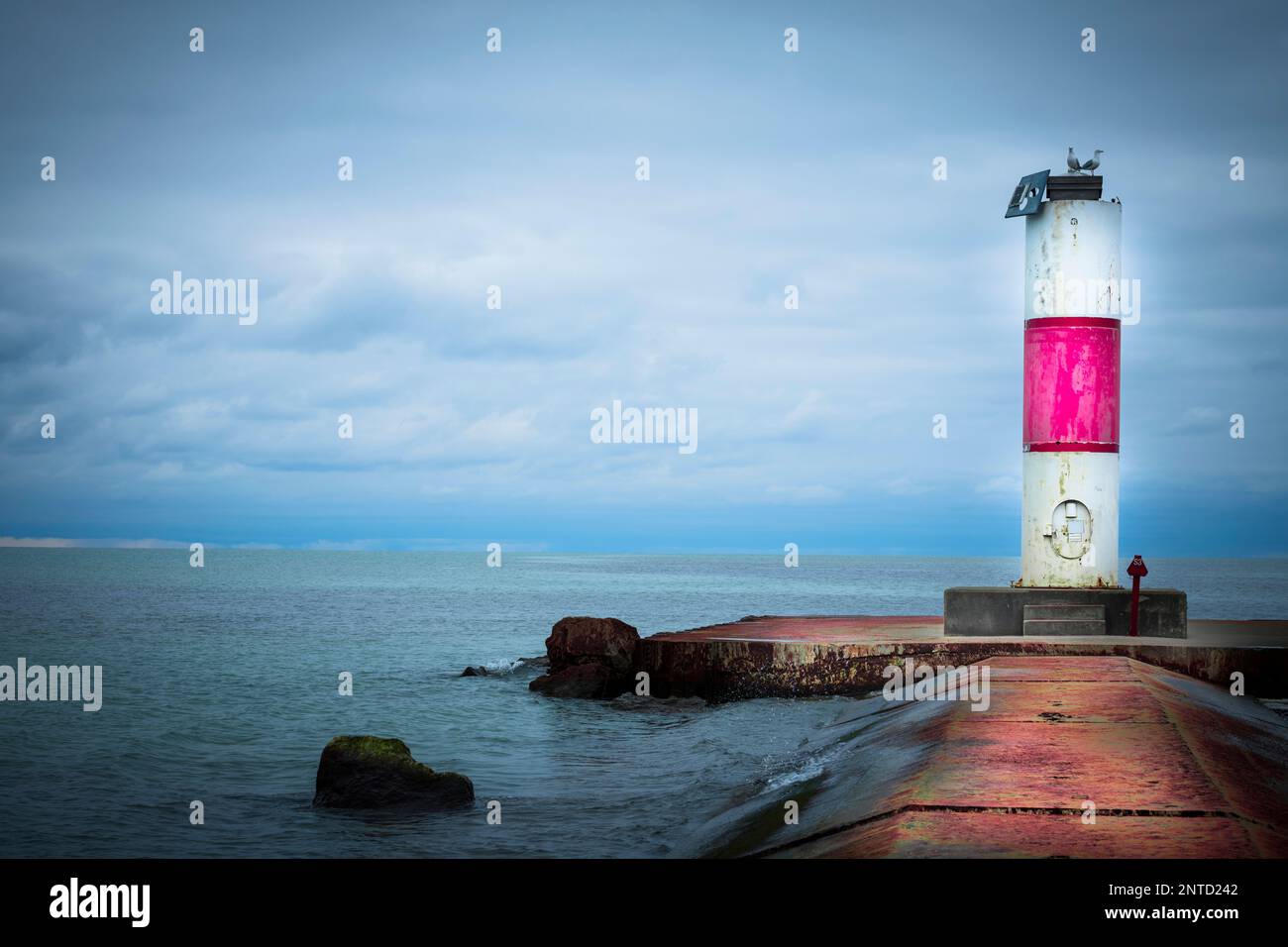 The south break wall channel marker -- commonly known as the south ...