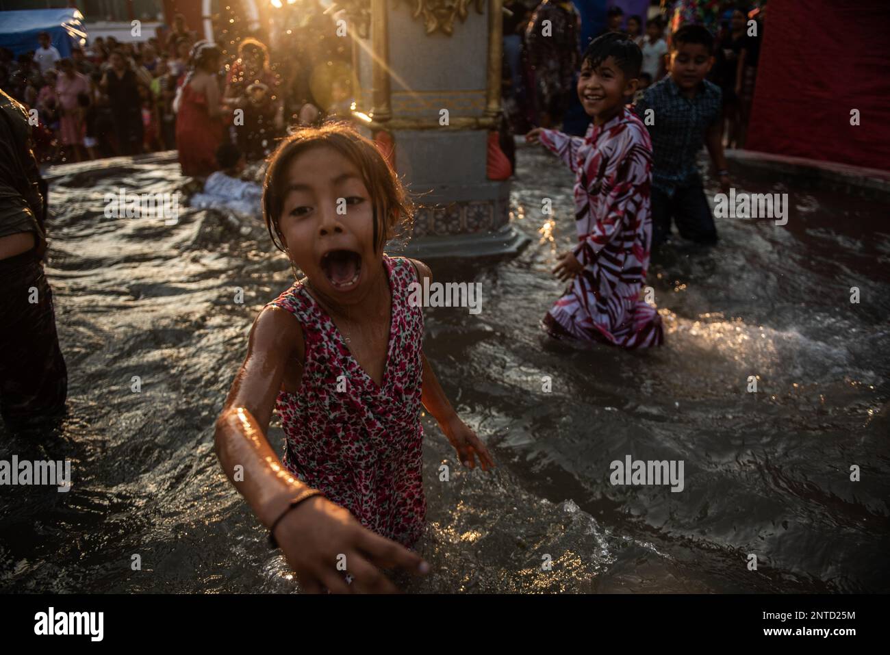 February 27, 2023: Residents of the town of Almolonga, Veracruz ...