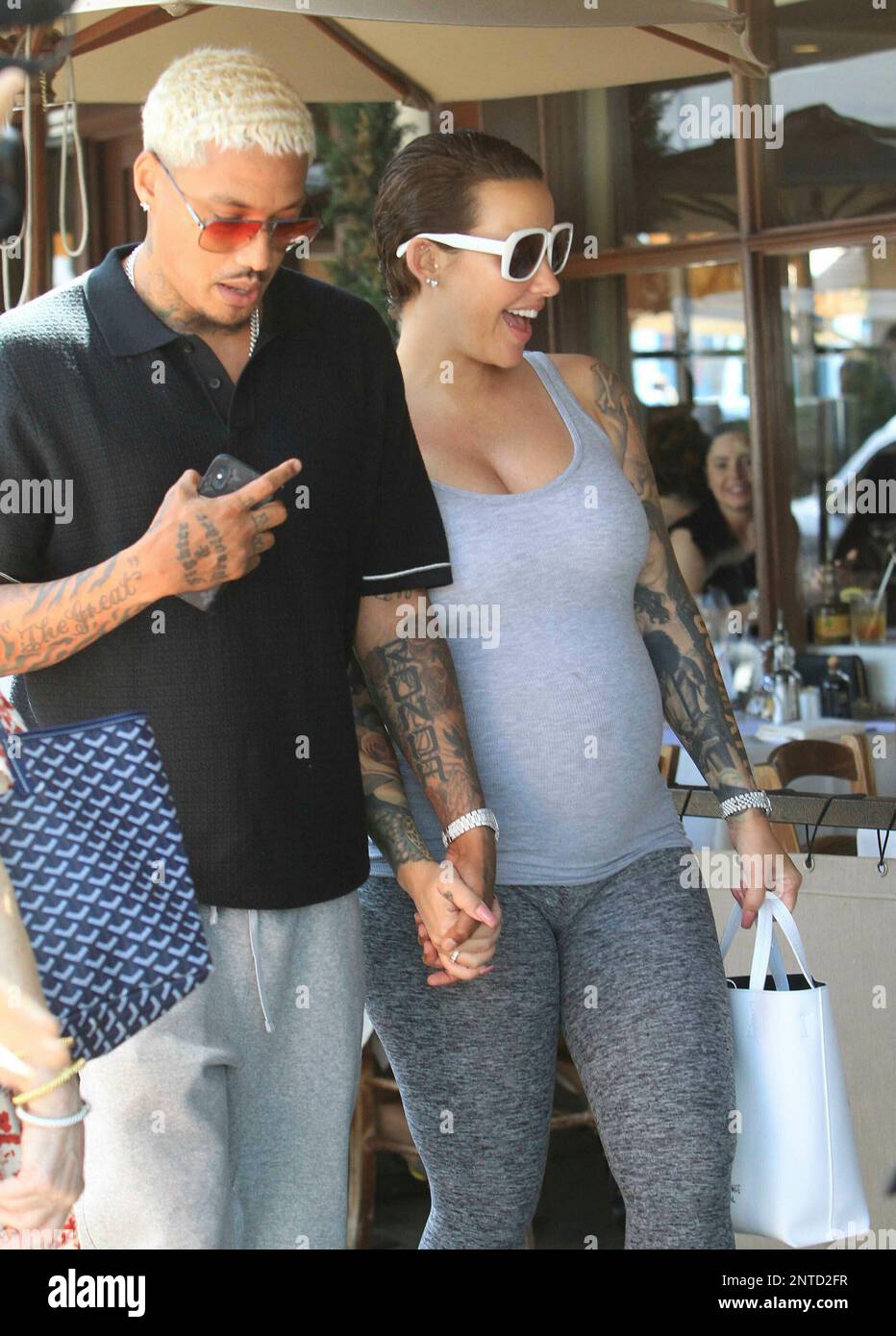 Photo by: gotpap/STAR MAX/IPx 2019 6/6/19 Amber Rose and Alexander ...