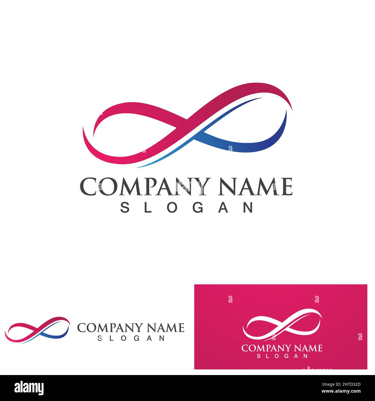 Infinity Design Vector icon illustration Logo template design Stock ...