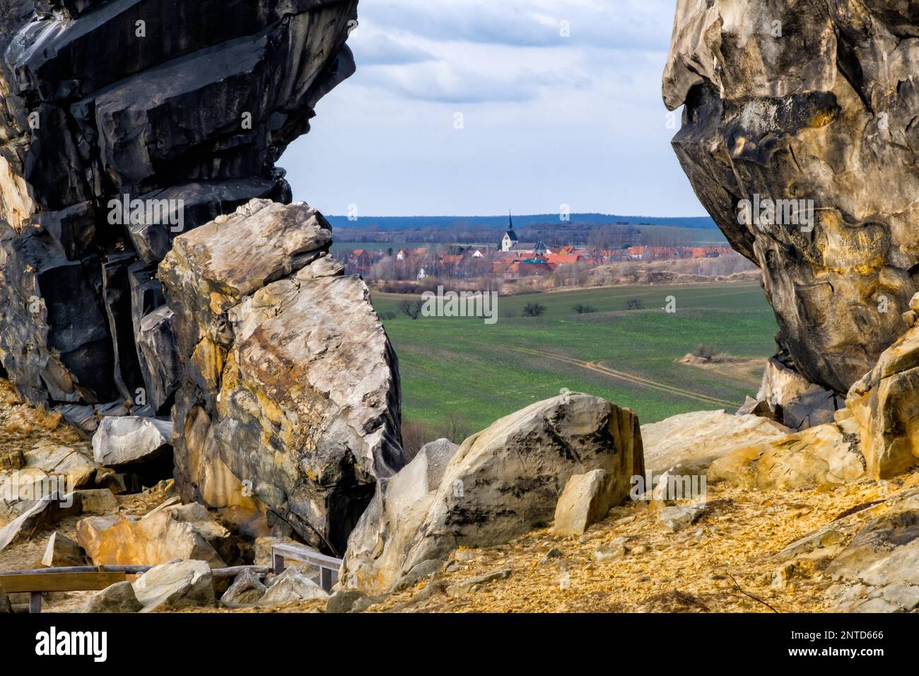 Nature reserve devils wall hi-res stock photography and images - Alamy