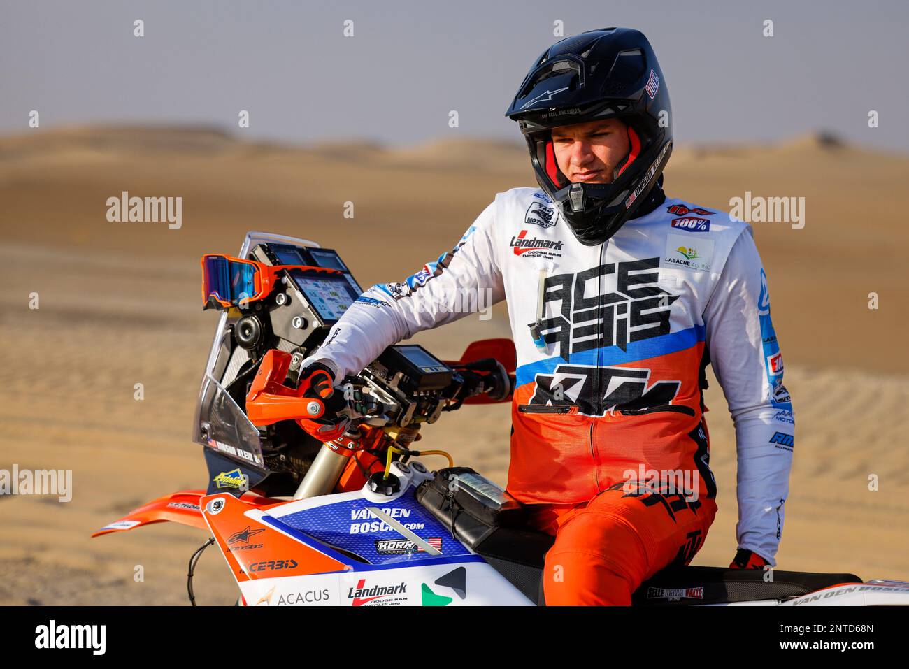 KLEIN Mason (usa), BAS World KTM Racing Team, KTM 450 Rally Raid, FIM W2RC, portrait during the ...