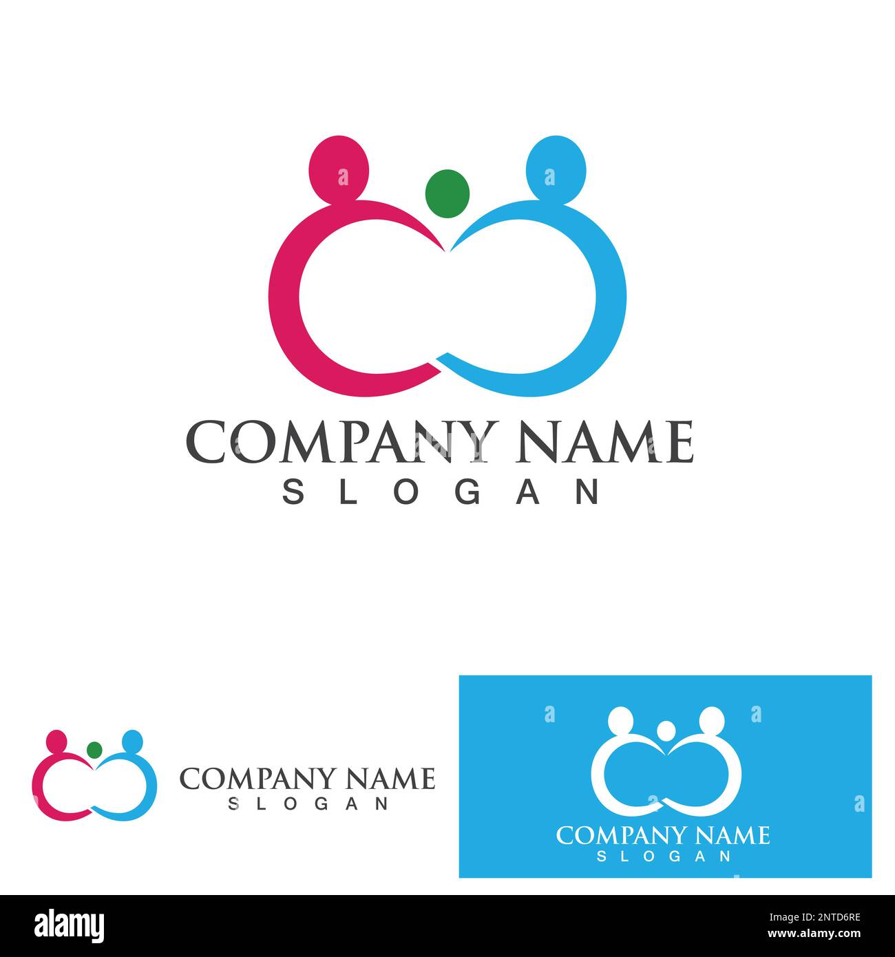 Adoption children logo and symbol health Stock Vector Image & Art - Alamy