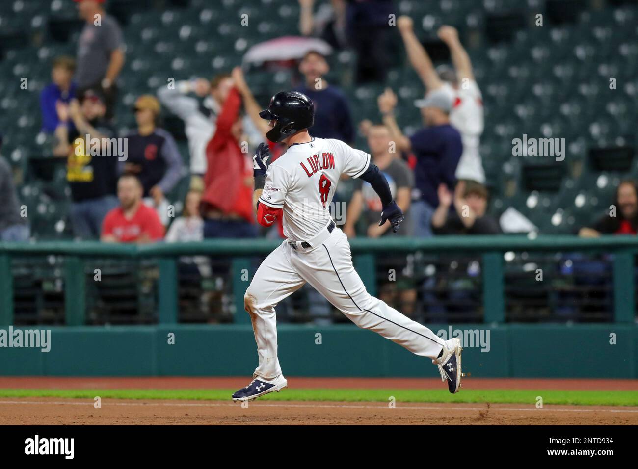 CLEVELAND, OH - JUNE 05: Cleveland Indians outfielder Jordan Luplow (8 ...