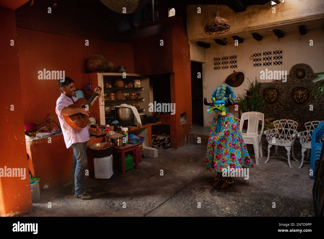 February 27, 2023: Residents of the town of Almolonga, Veracruz ...